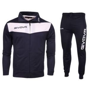 Givova Tuta Givova Visa Triacetato Blu/Bianca - TR018-0403